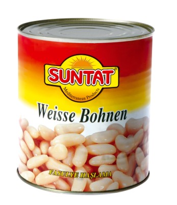 Suntat Suntat Weiße Bohnen Dose, 850ml:Dein türkischer Online-S.Markt ...